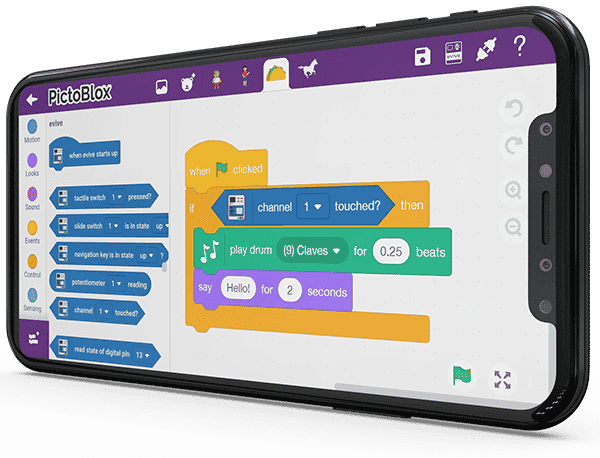 معرفی نرم افزار pictoblox پیکتوبلاکس - ایران استیم